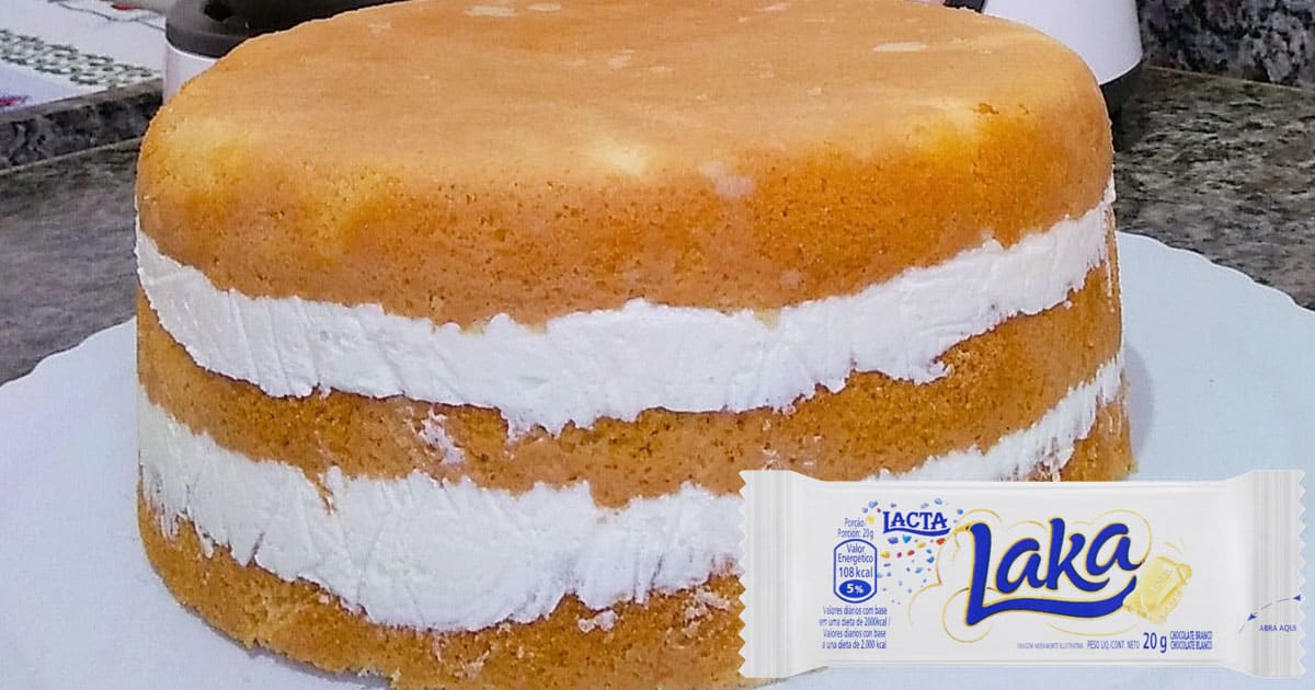 Recheio Laka para bolo Receita Profissional - Rainha dos Recheios